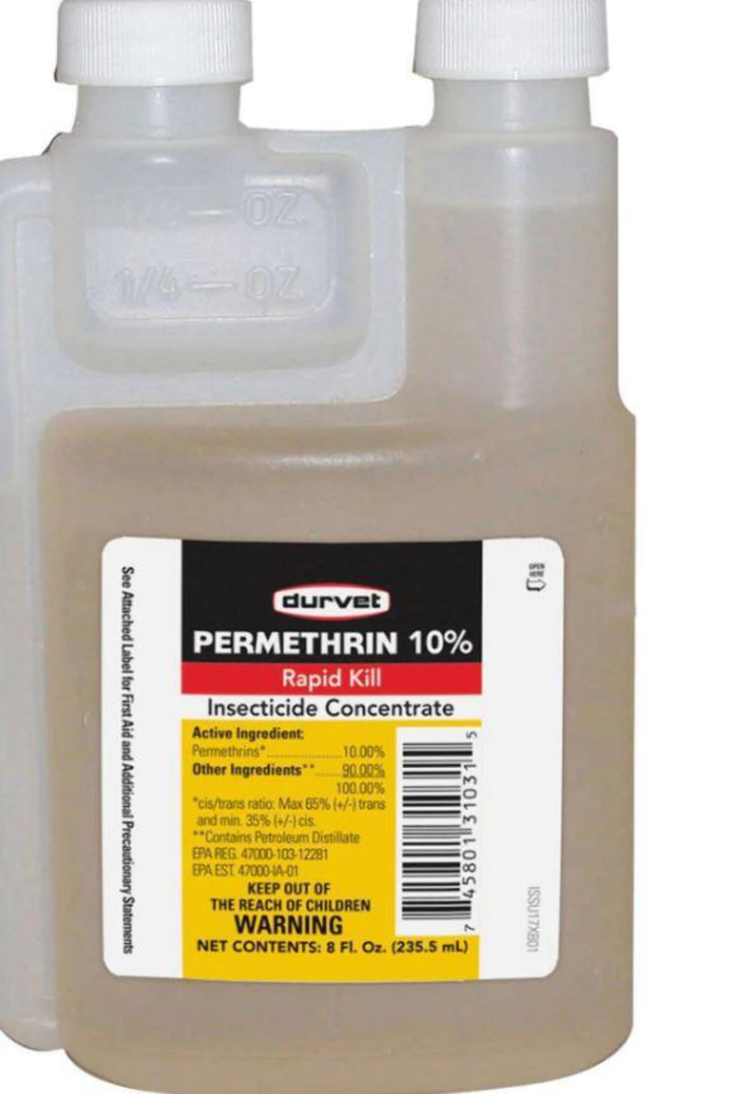 Durvet Permethrin 10% Insecticide Livestock 8 oz. - Walmart.com