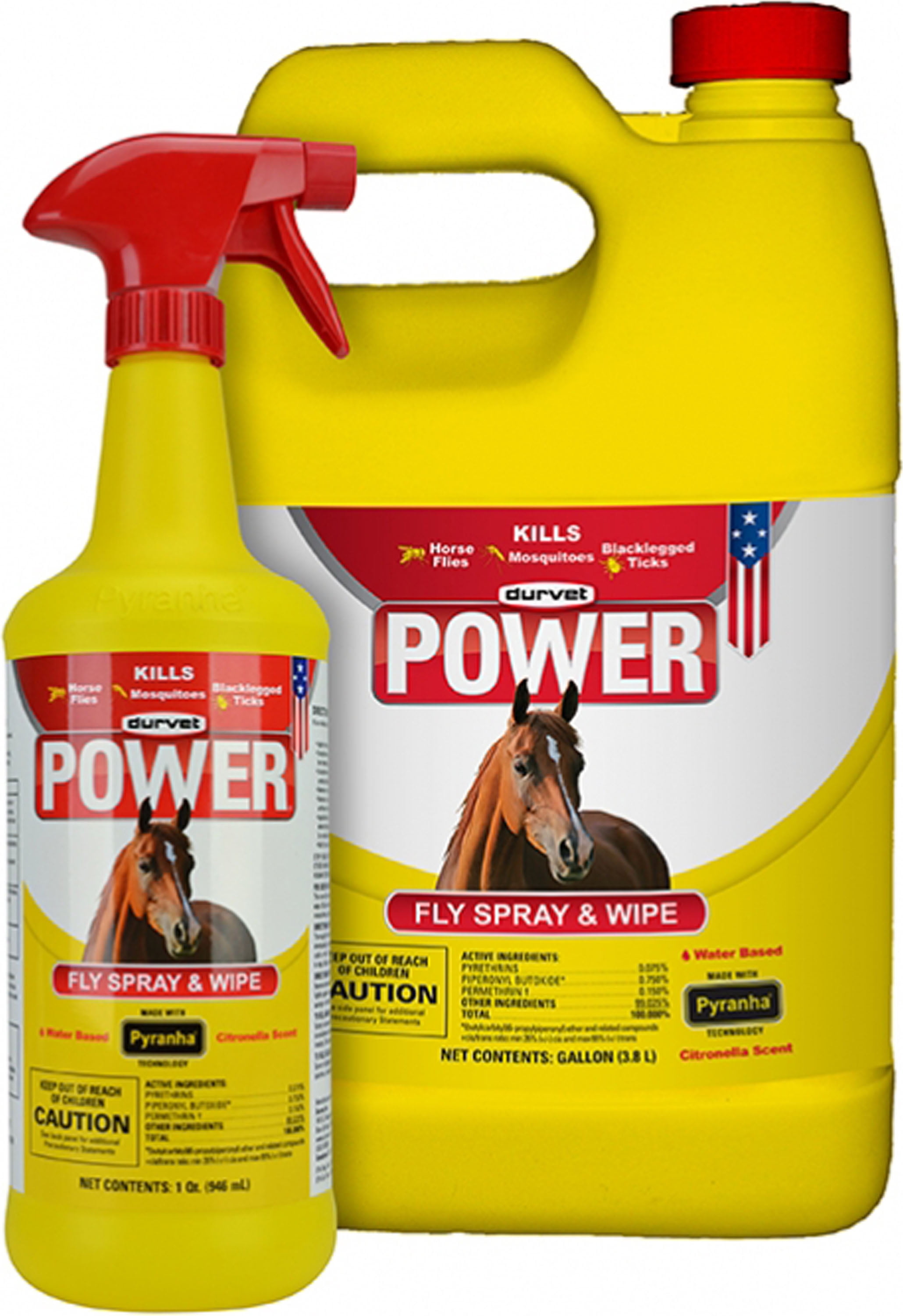 Durvet Power Fly Spray and Wipe 128 oz - Walmart.com
