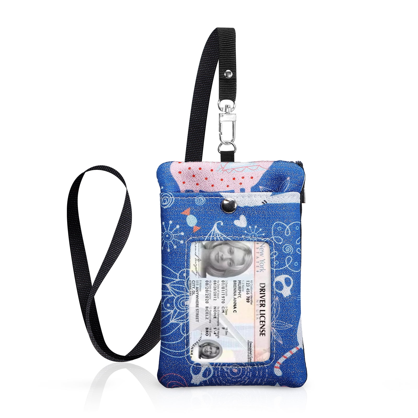 Duryarhall RFID Blocking Card Holder Environmental Zip Id Case Wallet ...