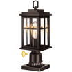 Kathy Ireland Sierra Craftsman Rustic Outdoor Post Light Rubbed Bronze ...