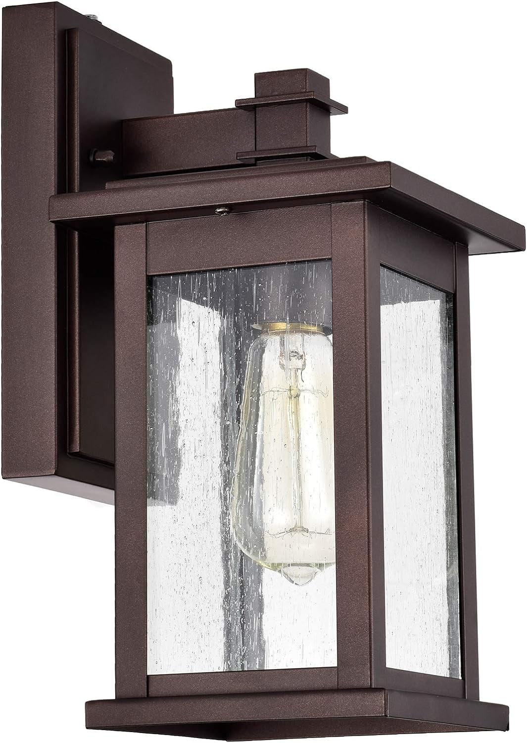 Dusk to Dawn Outdoor Wall Light Fixture, Oil Rubbed Bronze Exterior ...