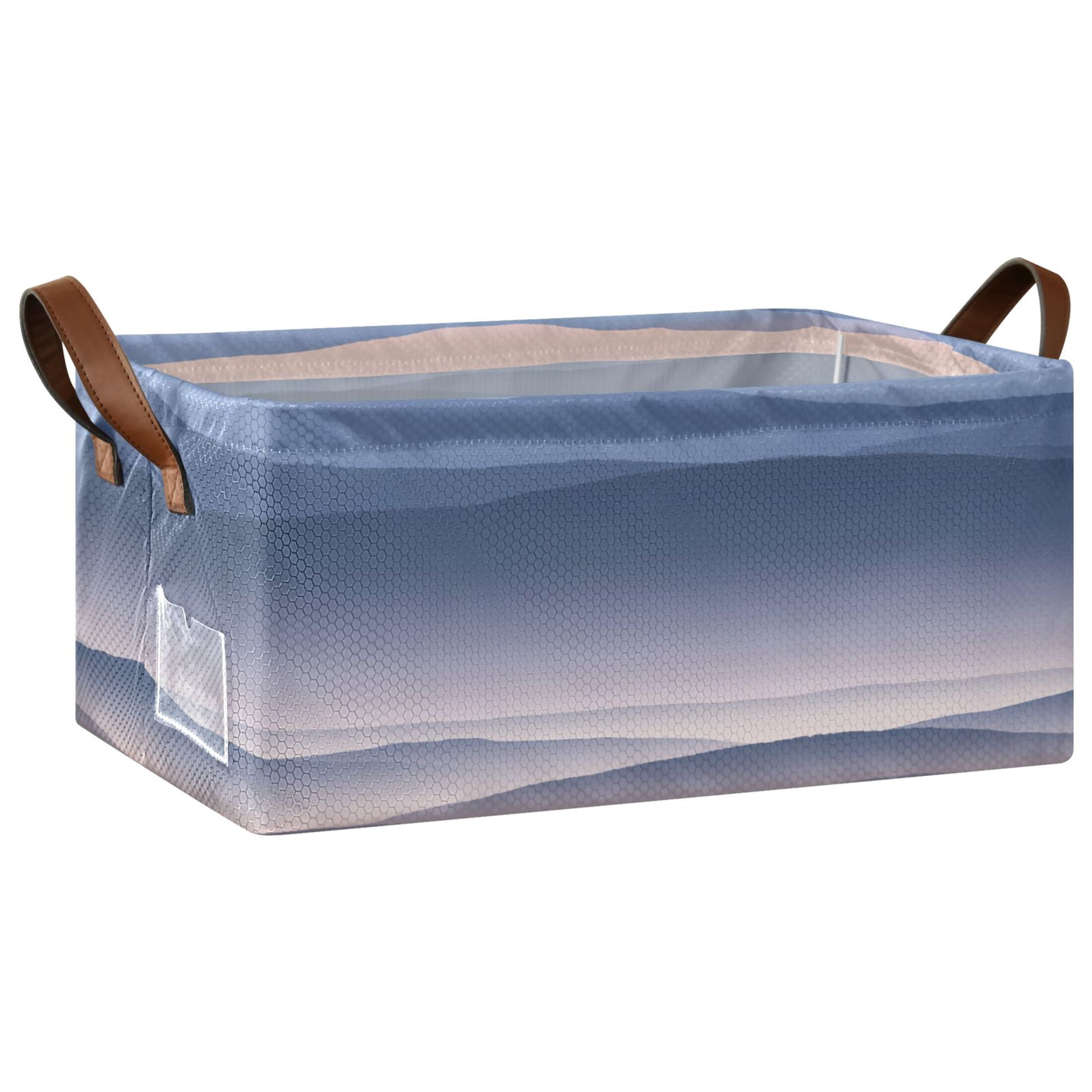 Dusk Landscape Open Home Storage Bins Foldable Metal Frame Shelf ...