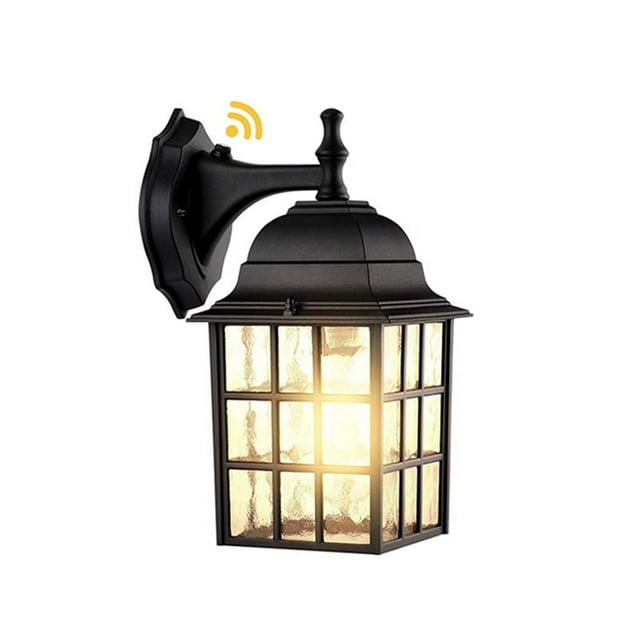 Dusk To Dawn Outdoor Wall Lantern Exterior Light Fixtures Wall Mount ...