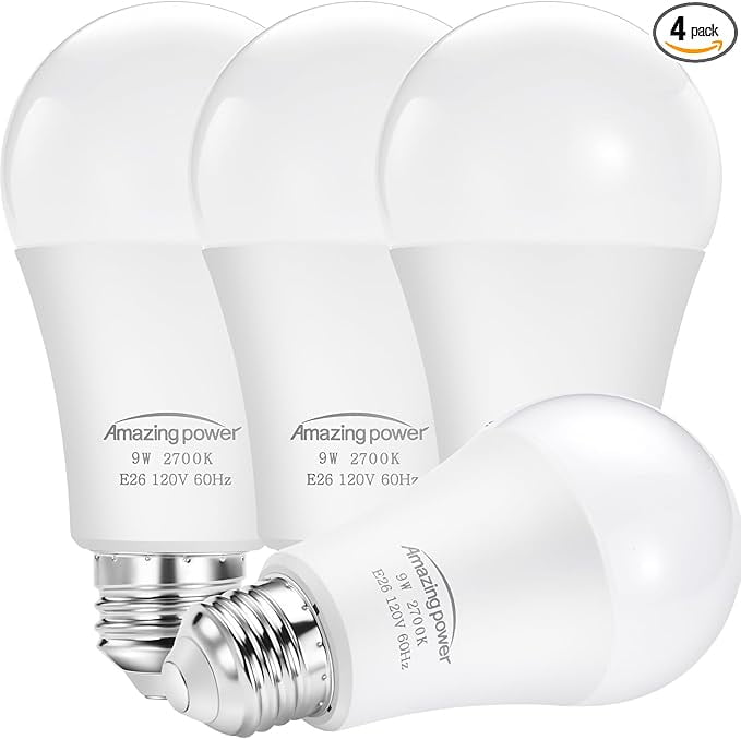 Dusk to Dawn Light Bulbs, Sensor E26 LED Bulb 9W (60W Equivalent ...