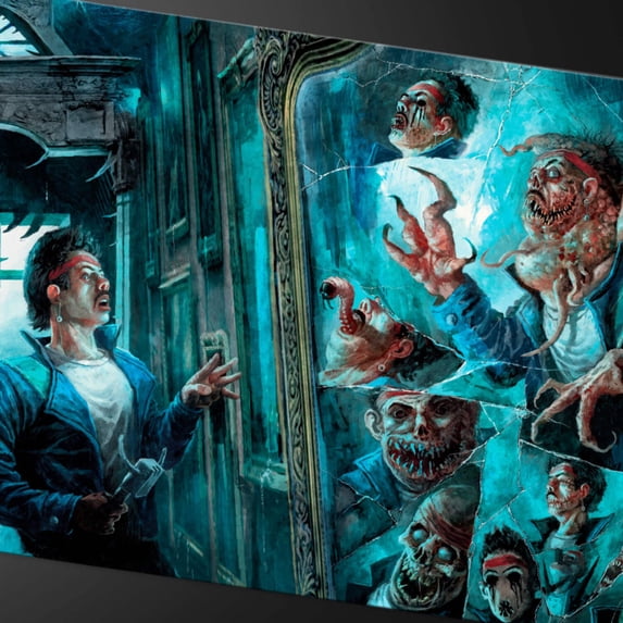 Duskmourn MirrorMirror Room / Fractured Realm 6ft Table Playmat for ...