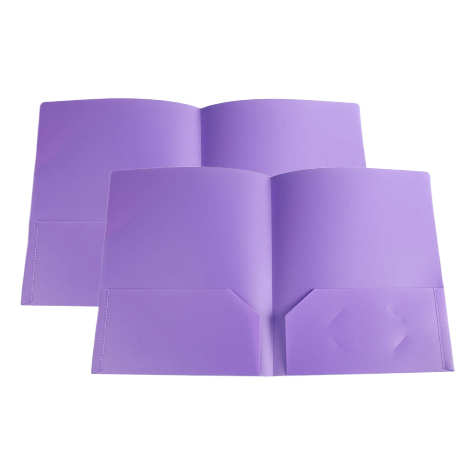 Dusknt 2Pc Folder Purple, Office&Craft&Stationery,Plastic Folders with ...