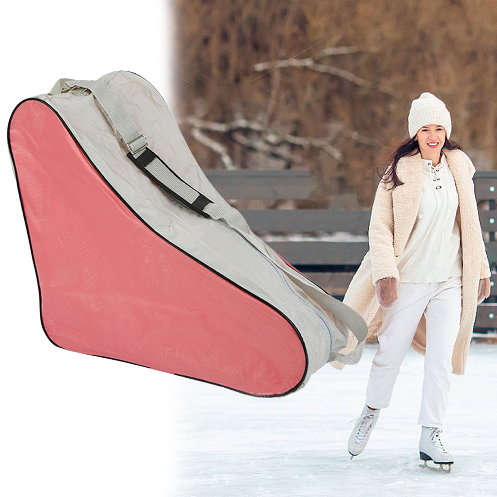 Dusknt Under $5 Ice Skate Storage Bag, Roller Skate Bag with Adjustable ...