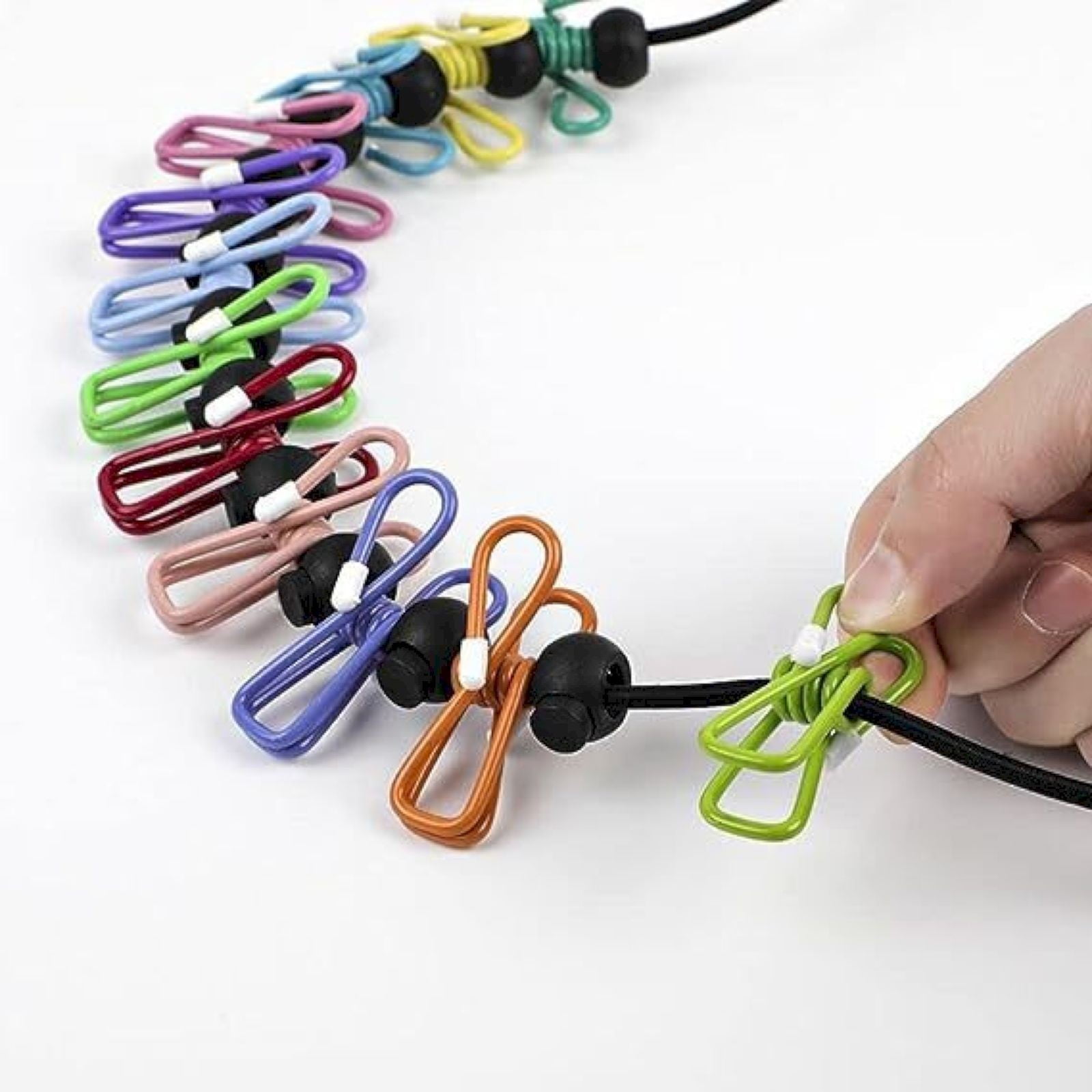 Dusknt Under $5 Outdoor Portable Clothesline, Retractable Portable ...