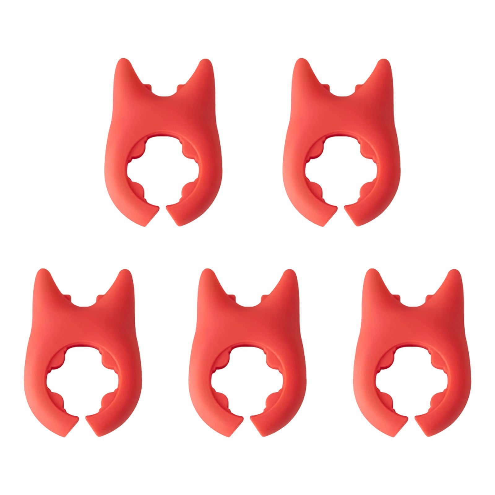 Dusknt 5 Pcs Spoon Pot Pan Holder Spatula Bracket Clips Heat Resistance ...