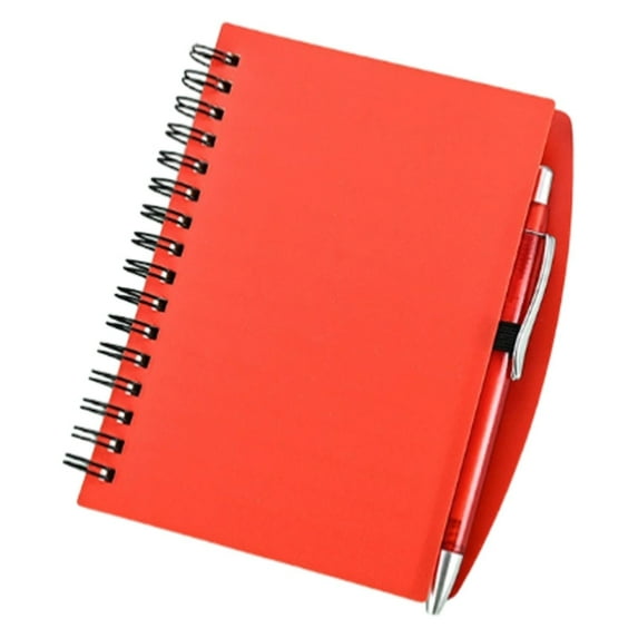 Dusknt A5 Coiled Book Frosted Cover Lined Notebook with Pen, Office ...