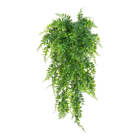 Dusknt Artificial Hanging Plants Fern Greenery Vine, Fake Silk Wall ...