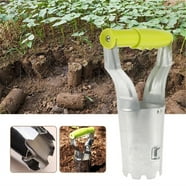 Hortem Long-Handled Bulb Planter Tool, Steel Garden Planting Tool for ...