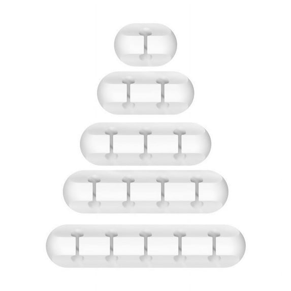 Dusknt Fixing Clip Dc012345 Set White, Fixing Clip,Cable Clips Black ...