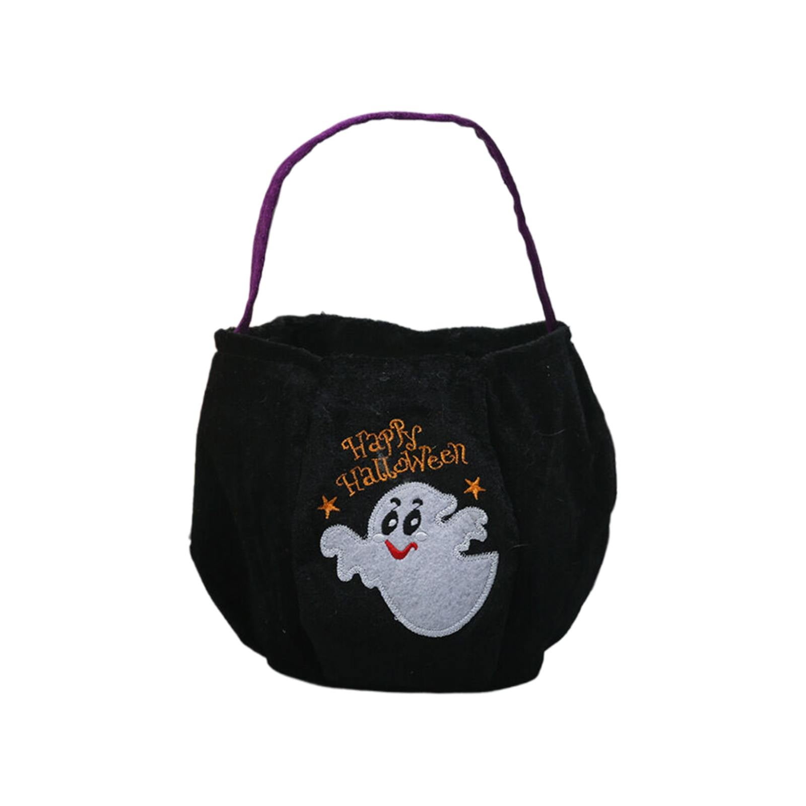 Dusknt Halloween Candy Bag Black Ghost, Food Storage,Halloween Candy ...