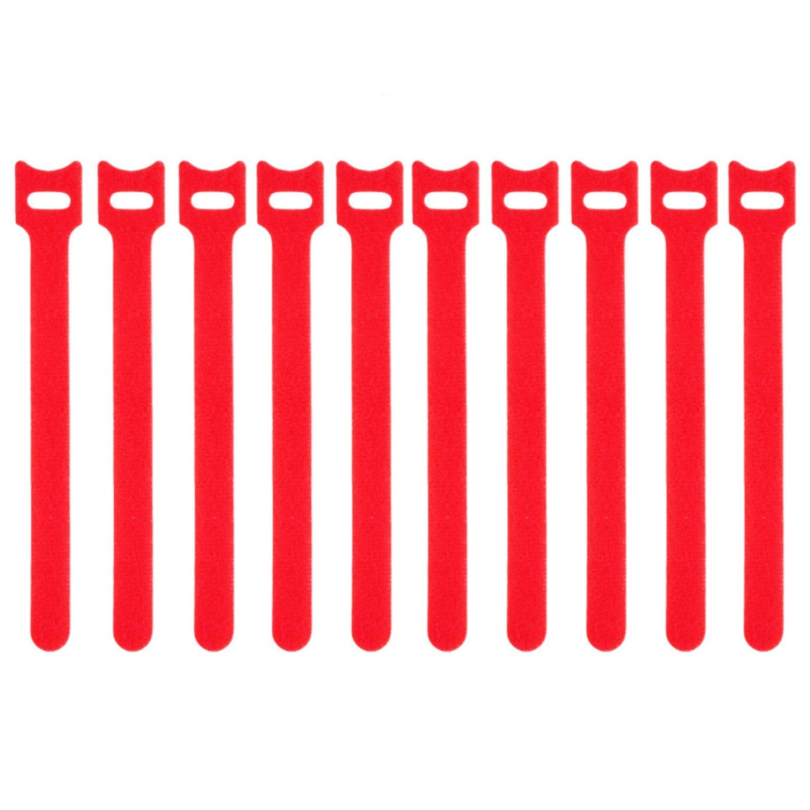 Dusknt Hot! Velcro Tie Red T Type Adhesive Fastener Tape Reusable ...