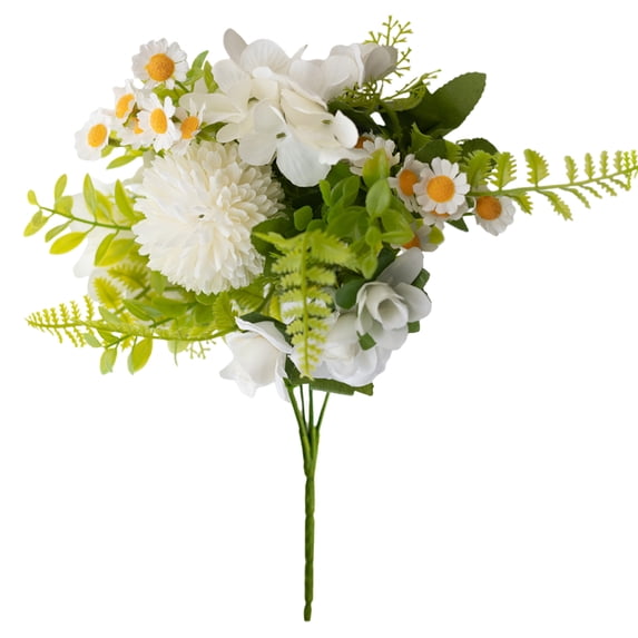 Dusknt Lifelike & Rose Wedding Bouquet Artificial Bridal Bouquet with ...