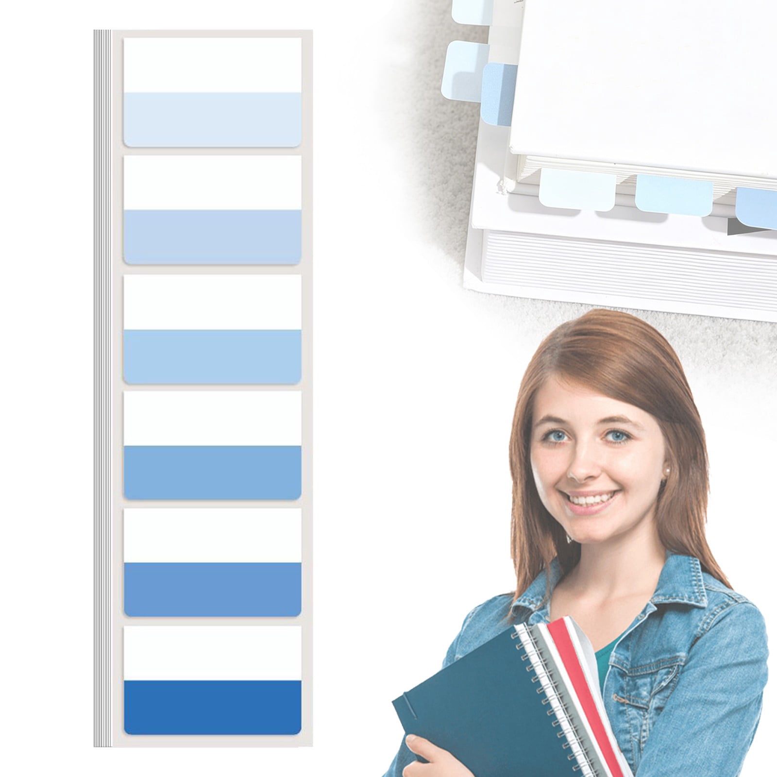 Dusknt Page Markers, Index Tabs, Sticky Tabs, Gradient Repositionable ...