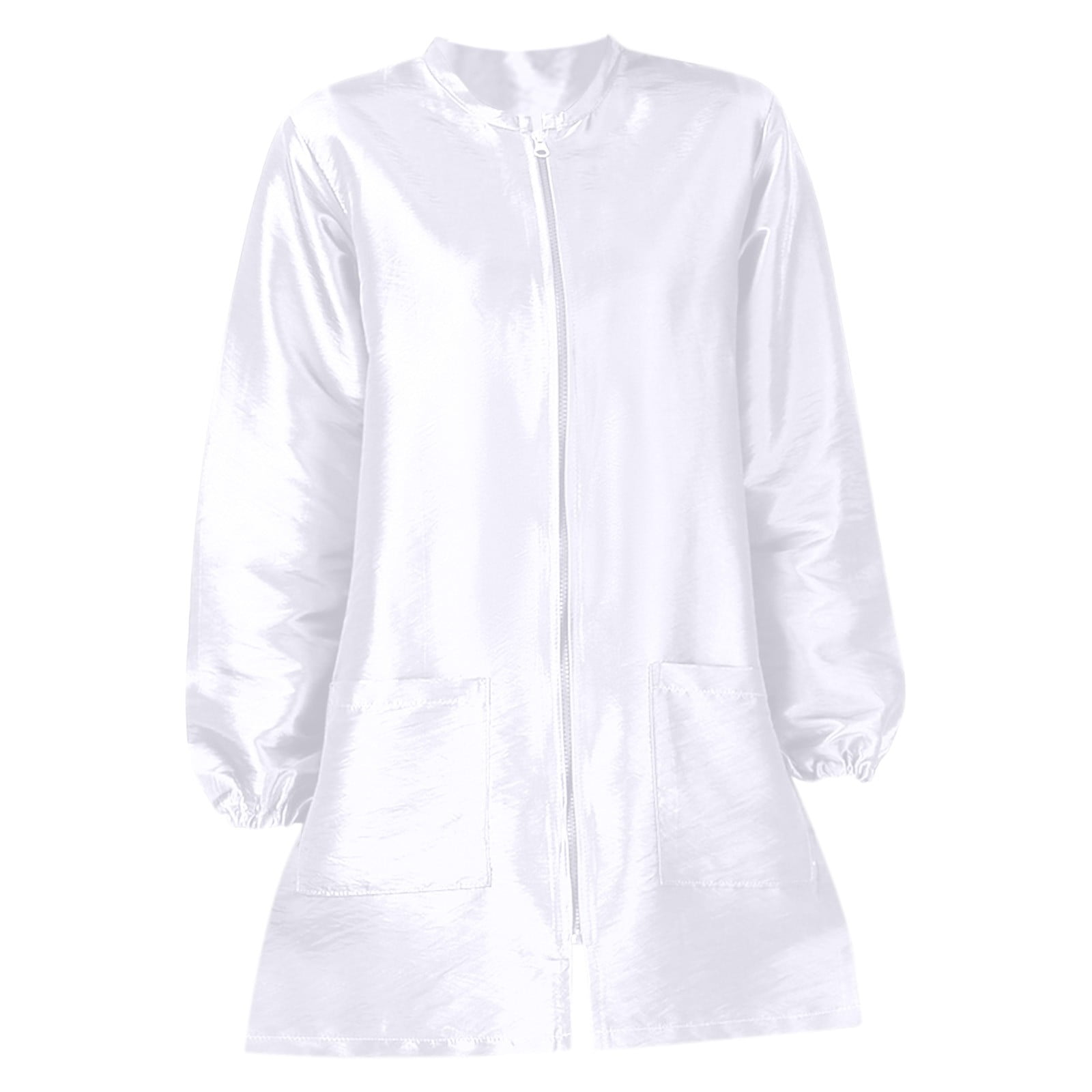Dusknt Salon Smock Stylist Jacket Hairdresser Cape Jacket Pet Grooming ...