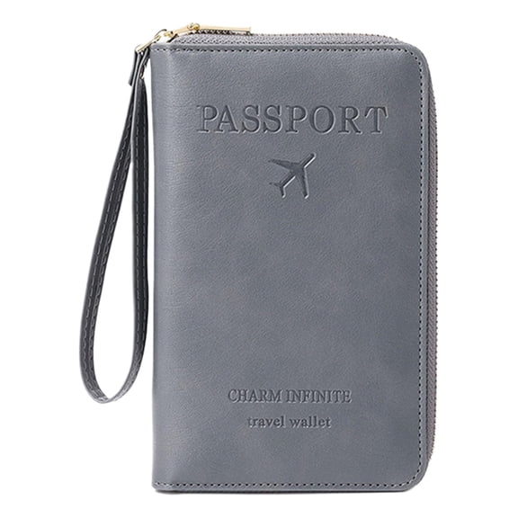 SIYTUAU Travel Passport Wallet Document Holder Thin Card Organizer ...