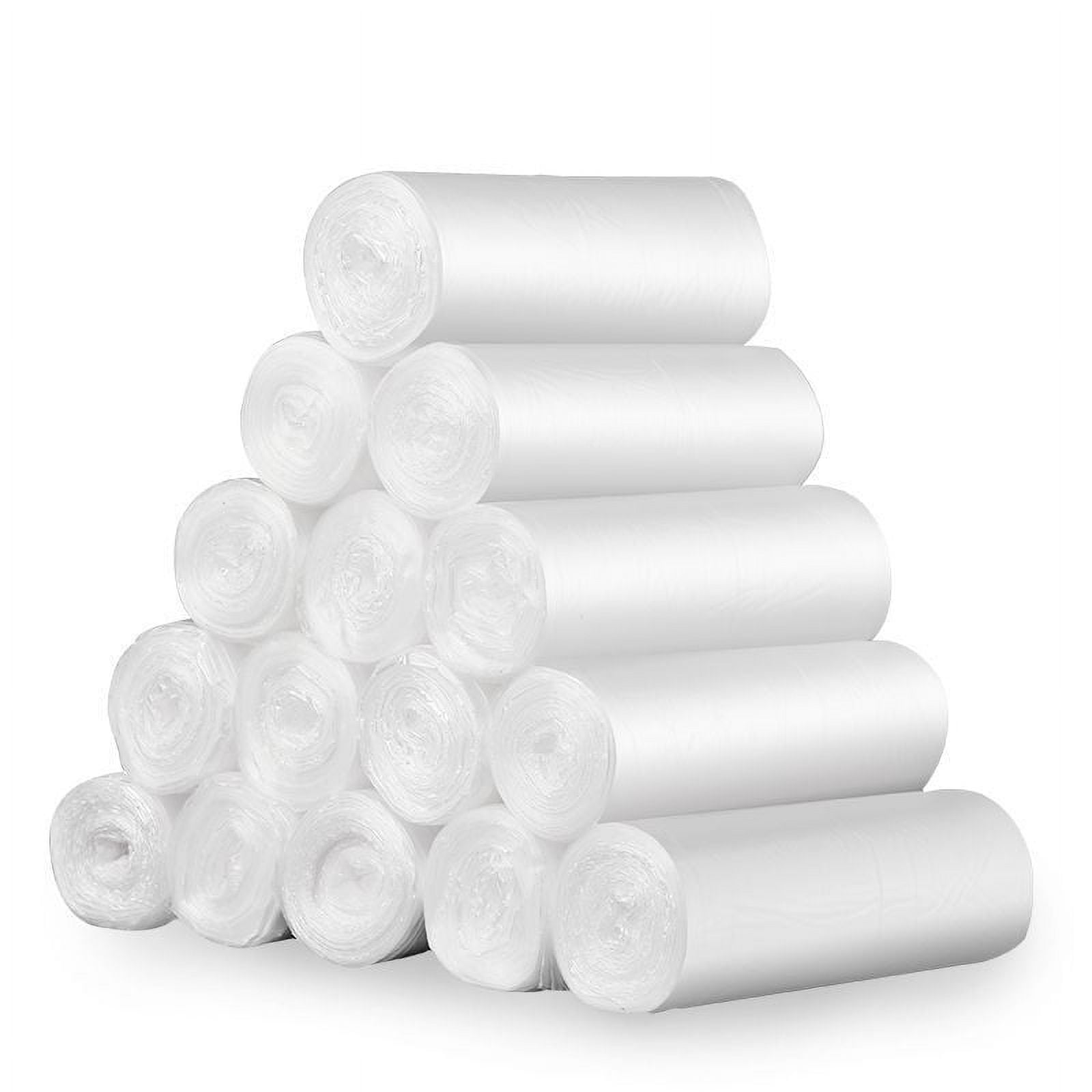 Dusknt Under $5 White Garbage Bag, Disposable Garbage Bag Thickened ...