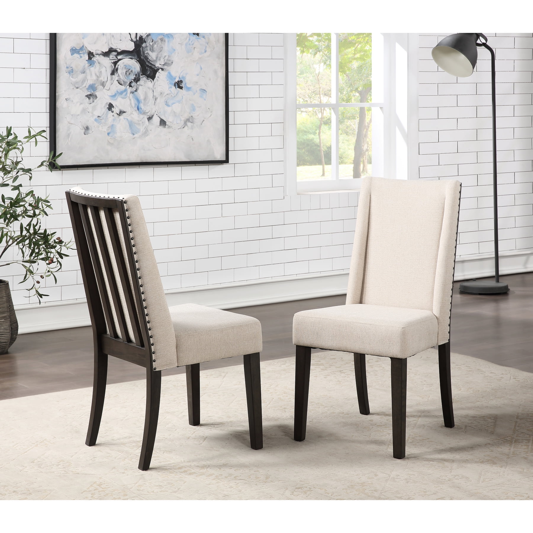 Dusky Cedar Finish Chairs+Set of 2"-"Complete Dining Set+Matching Style ...