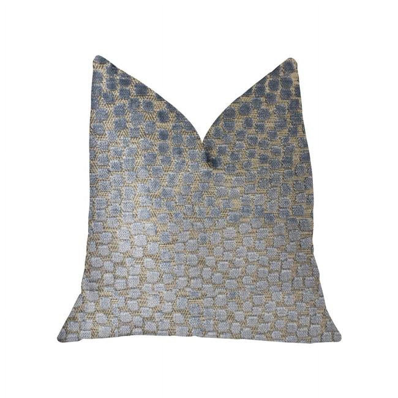 Dusky Gem Blue & Silver Luxury Throw Pillow, 20 x 36 in. King - Walmart.com