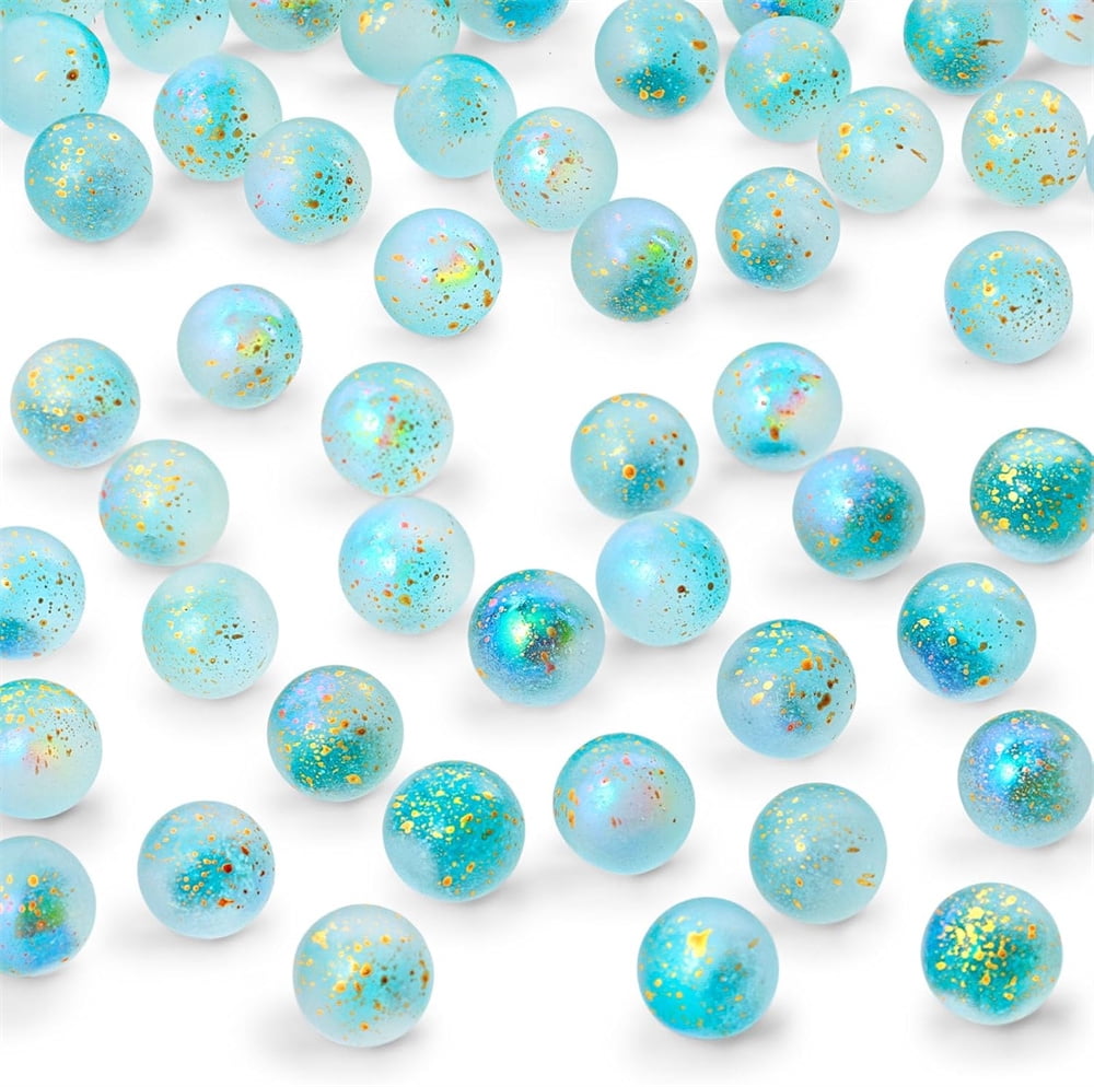 Duslogis 100PCS Glass Marbles Bulk, for Kids Marble Run Games, Vase ...