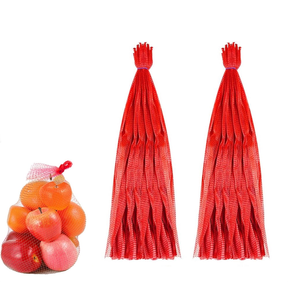 Duslogis 100Pcs Reusable Produce Bags, Onion Fruits Mesh Produce Bags ...