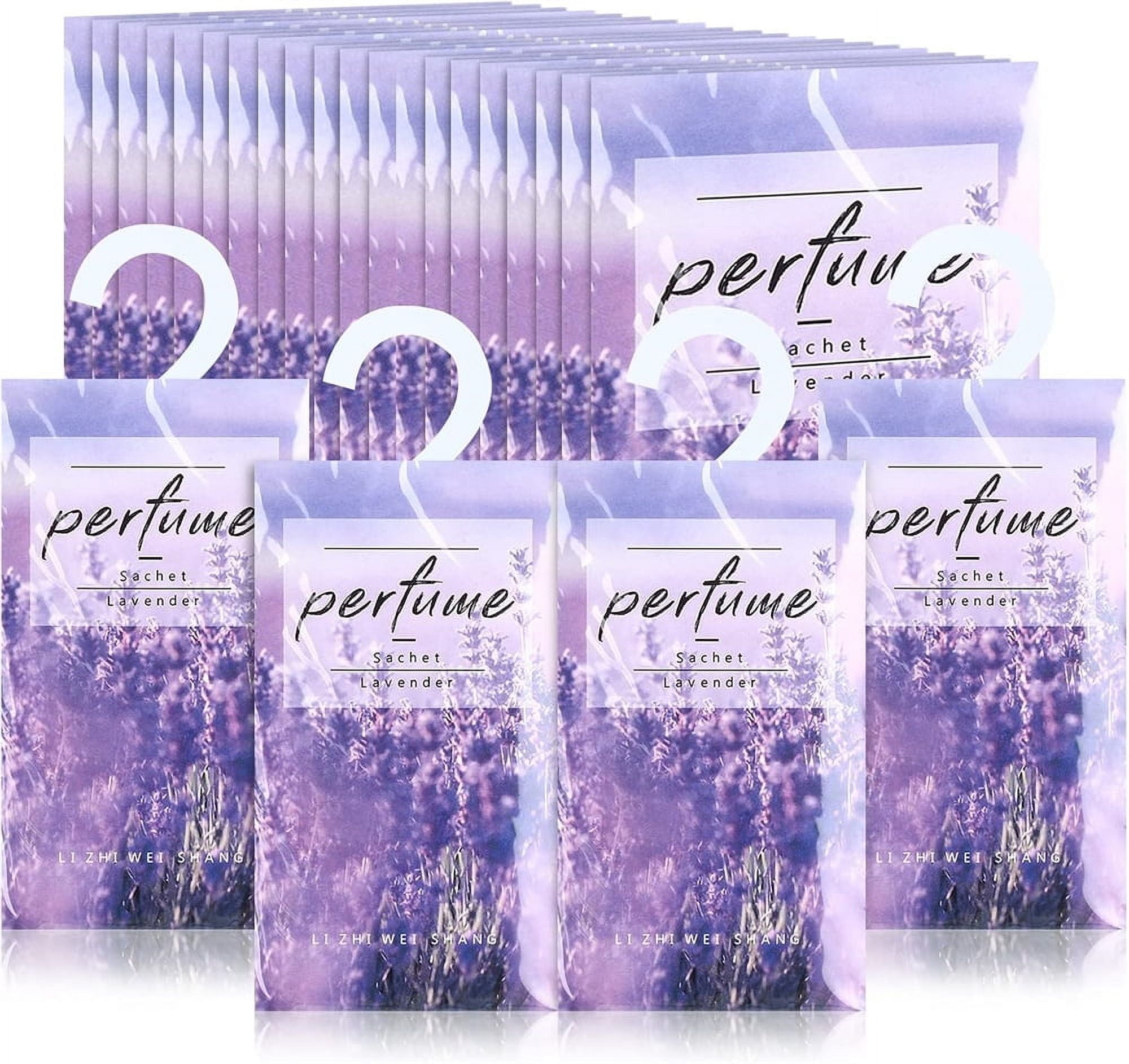 Duslogis 12 Packs Lavender Scented Sachets for Drawer and Closet ...