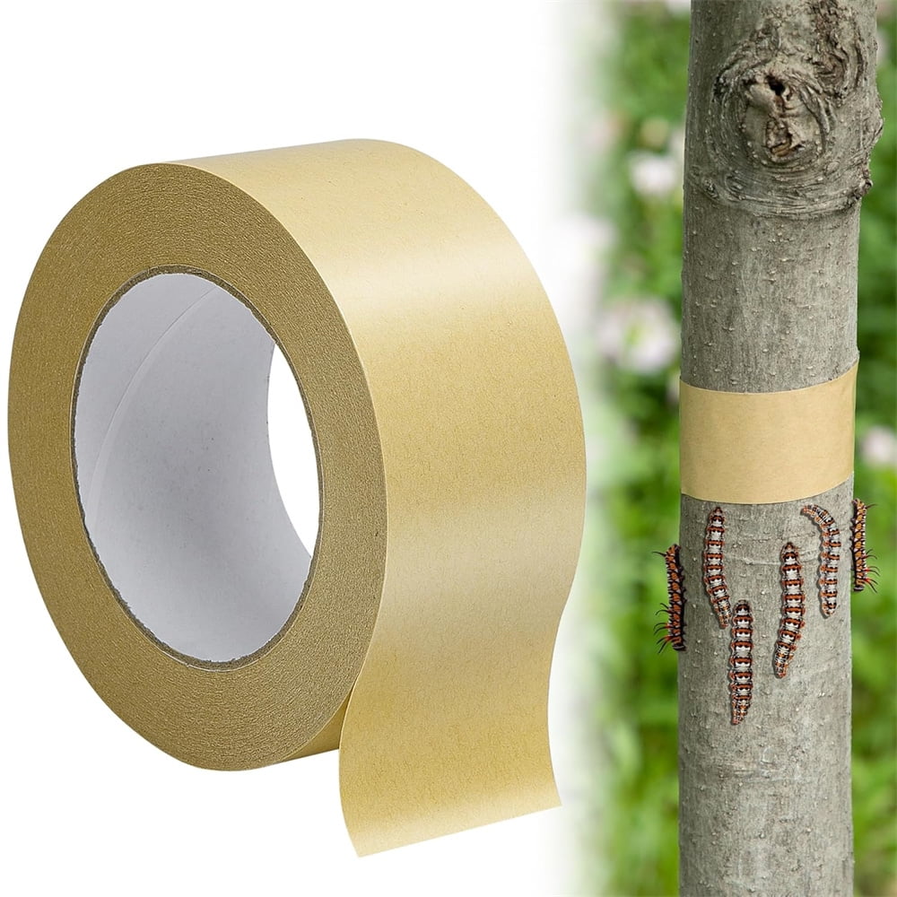 Duslogis 164 Ft x 2 Inch Tree Insect Barrier Tape, Cicada Tree Wrap ...