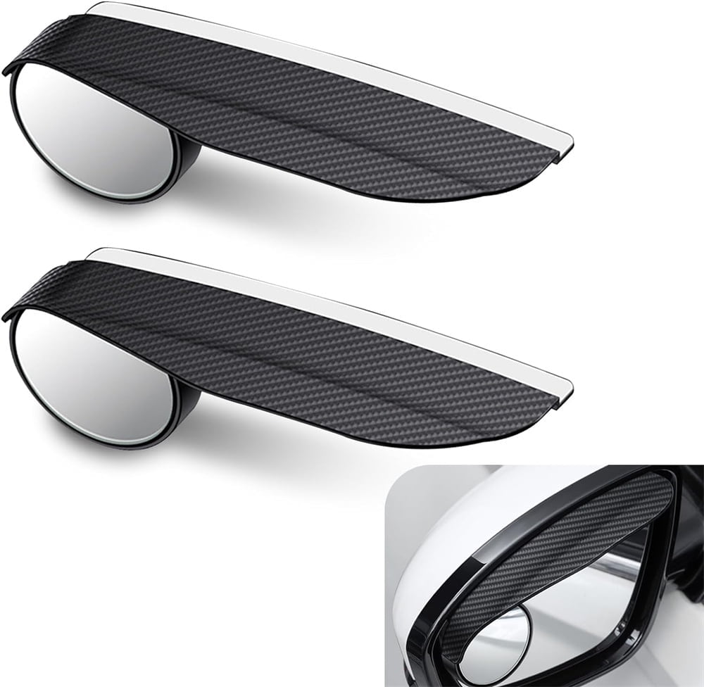 Duslogis 2 Pack Blind Spot Mirrors, 2-in-1 Circular Wide-Angle Convex ...