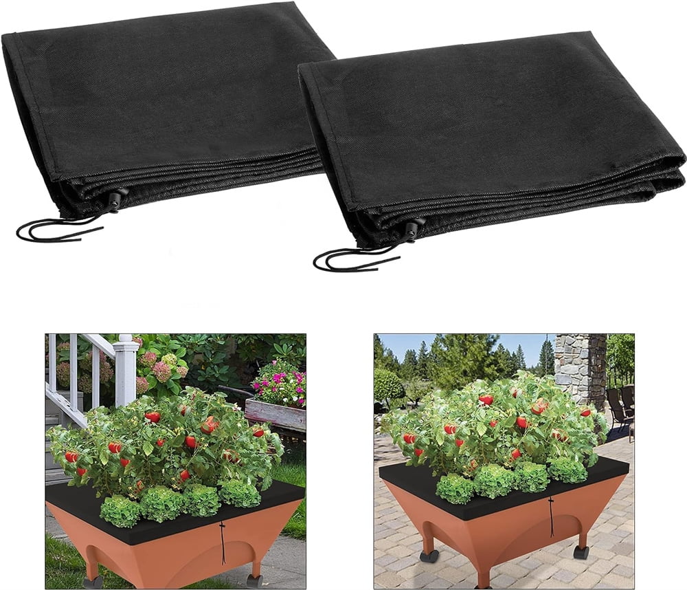 Duslogis 2 Pack City Pickers Replacement Mulch Cover, 20" x 24" Black ...