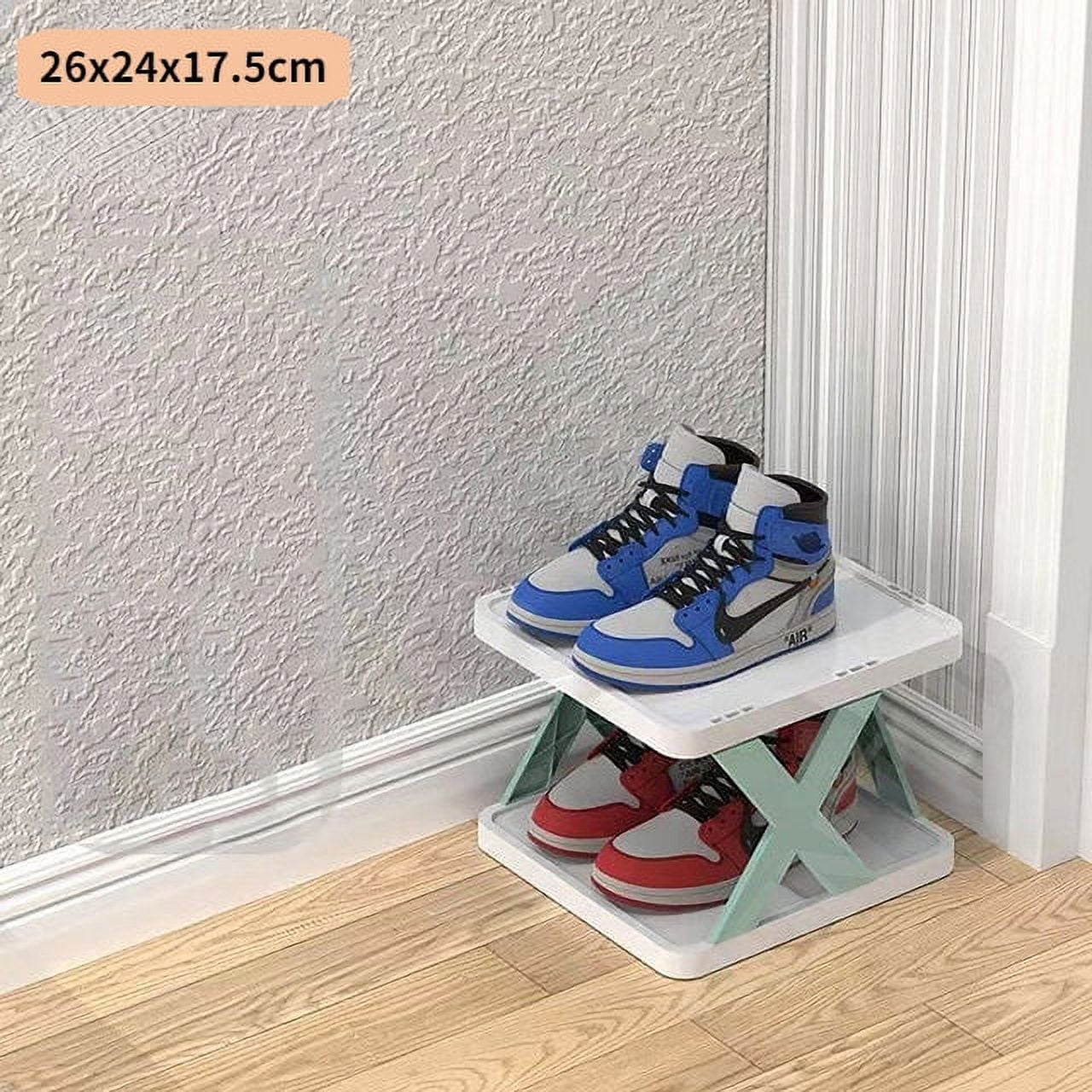 Duslogis 2 Tier Shoe Rack,Multi Tier Foldable Simple Shoe Organizer ...