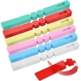 Duslogis 240 Pcs 6 Colors Plastic Plant Tags Wrap Around, Outdoor ...