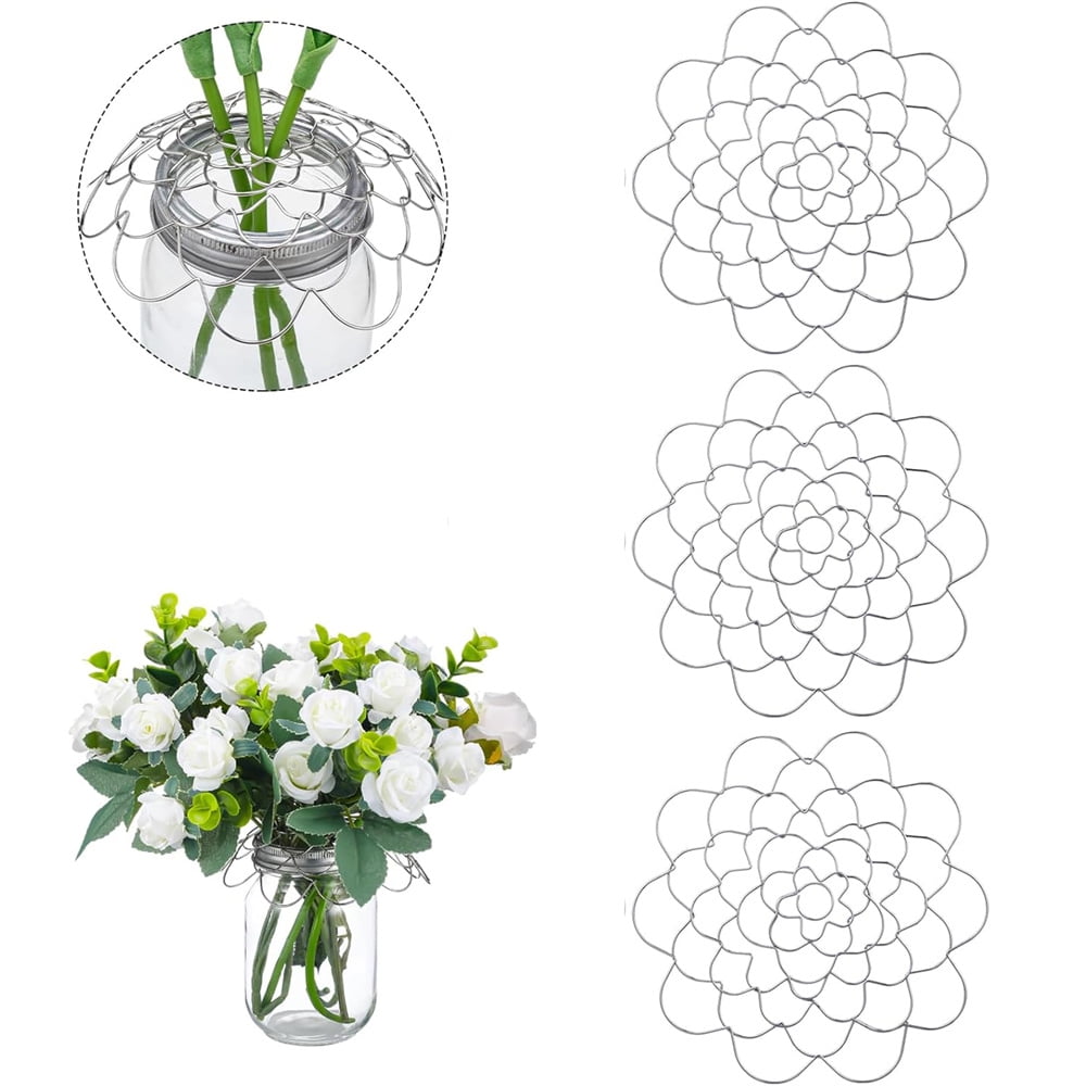 Duslogis 3 Pcs Flower Arrangement Holder Flower Frog Wire Flower ...