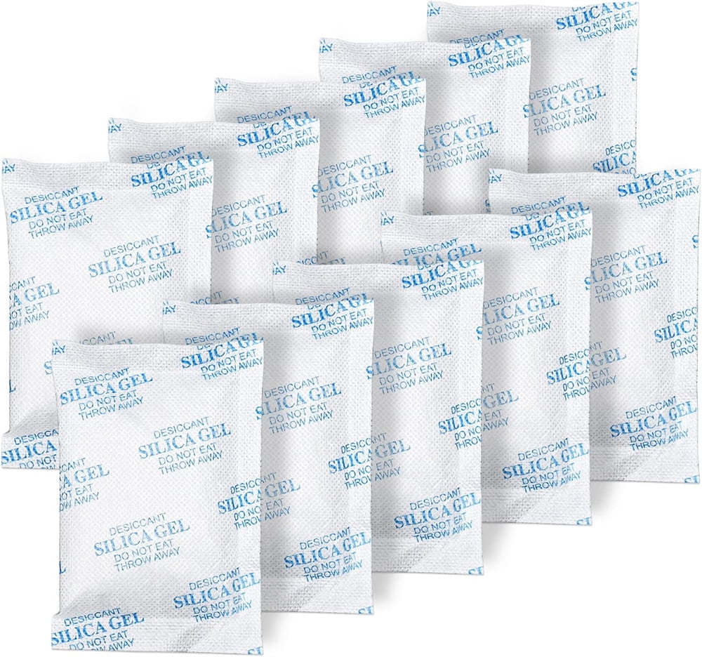 Duslogis 30 Gram 10 Packs Silica Packets for Moisture Control, Silica ...