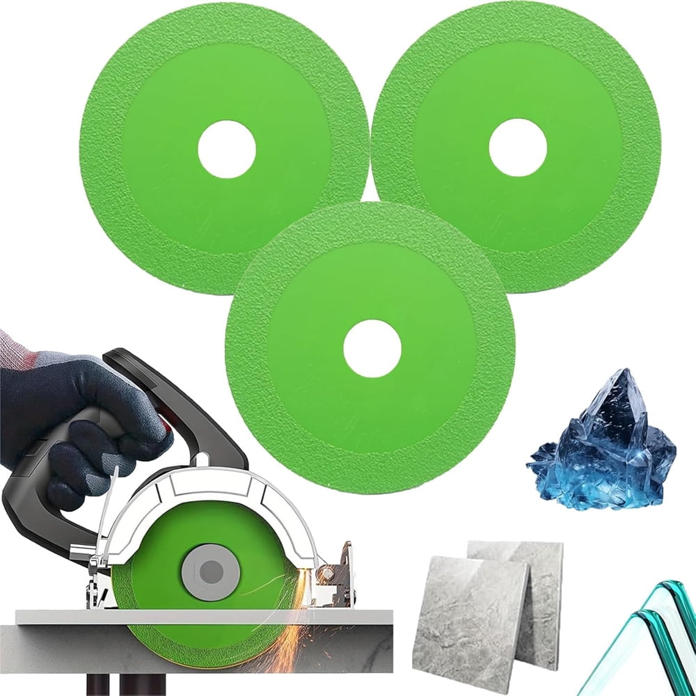Duslogis 3Pcs Rock Slab Grinding Disc, Glass Cutting Disc, Glass ...