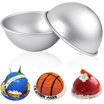 cake Sphere Pan, 3D Sports Ball Cake Pan to Create Any Ball Shaped Cake ...