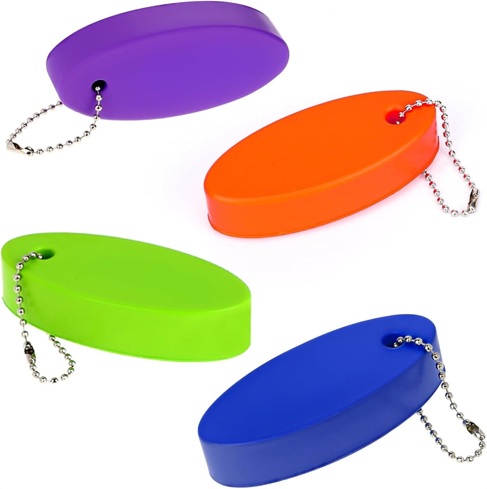 Duslogis 4 Pack Floating Keychain for Boat Keys Waterproof Bright Color ...