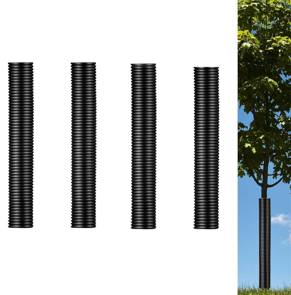 Duslogis 4 Pcs Corrugated Tree Guards Saplings Tree Trunk Protectors ...