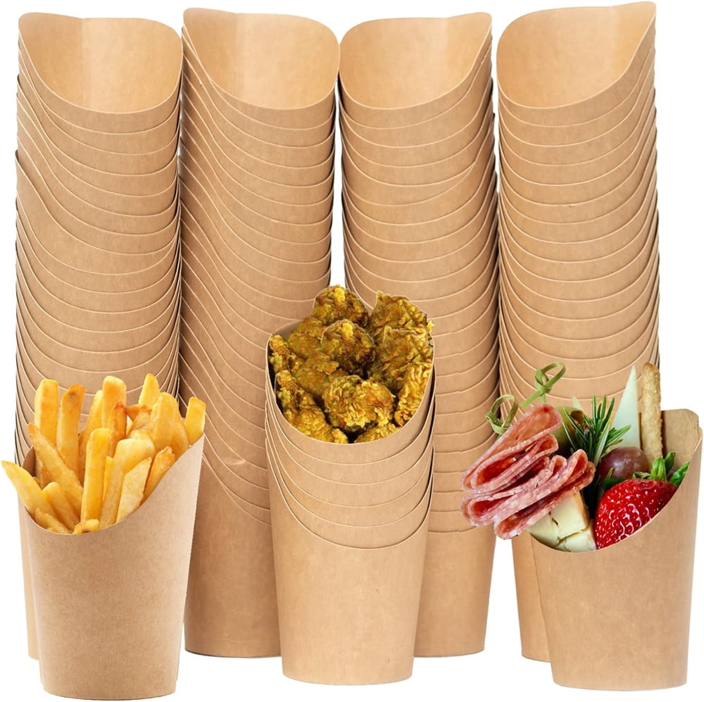 Duslogis 50 Pcs French Fries Holder 12oz Charcuterie Cups Disposable ...