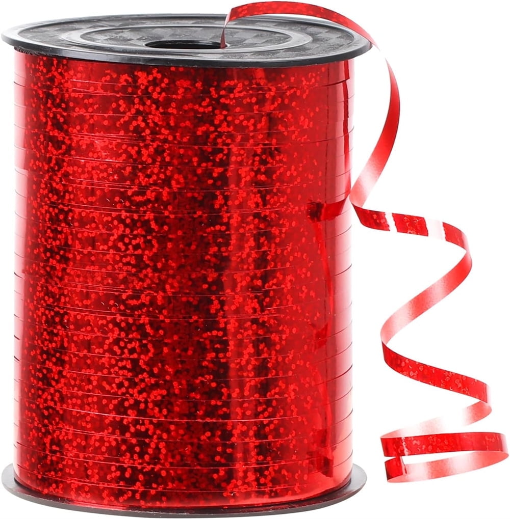 Duslogis 500 Yard Red Curling Ribbon for Gift Wrapping, Balloon String ...