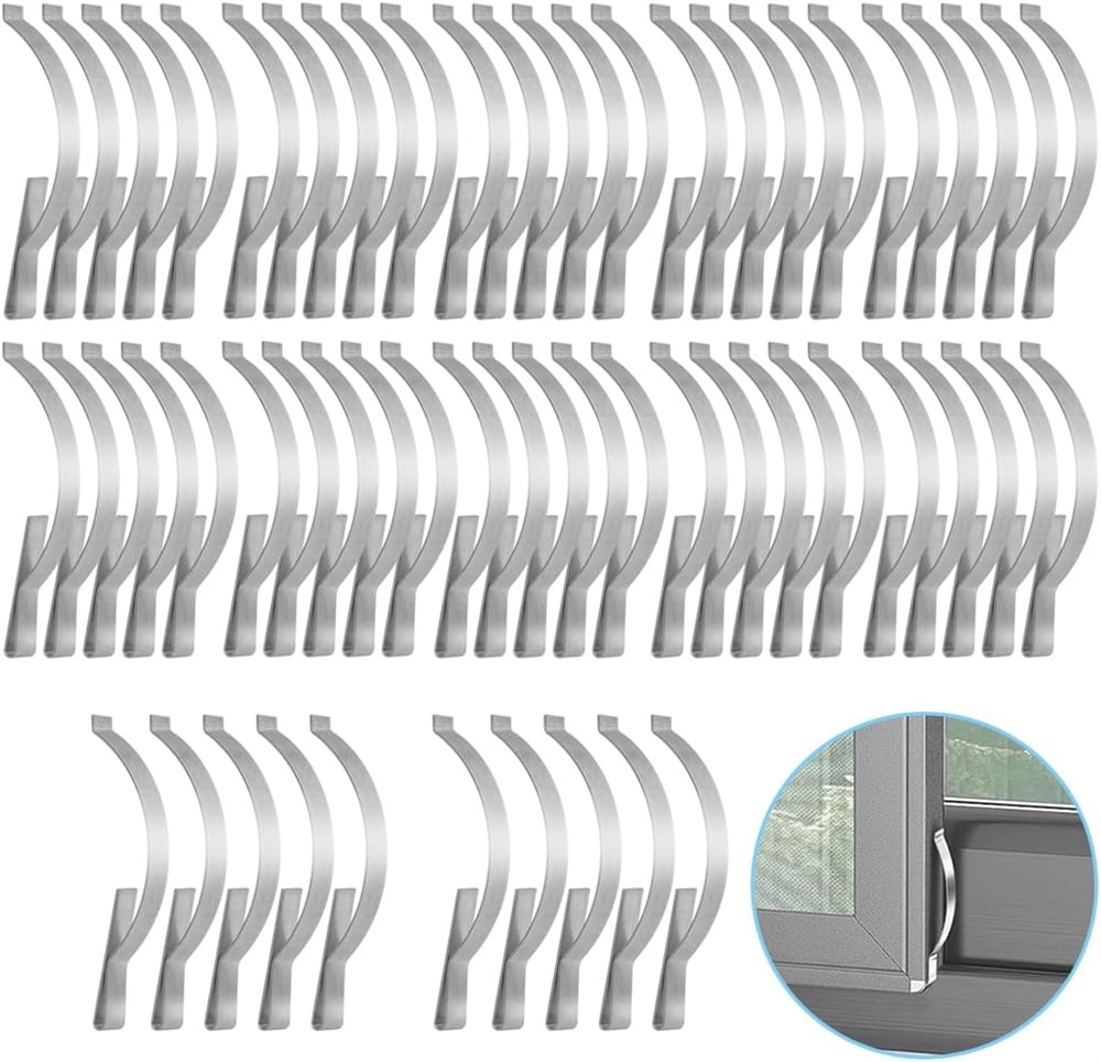 Duslogis 50Pcs Corner Mount Flat Window Spring Window Screen Tension ...