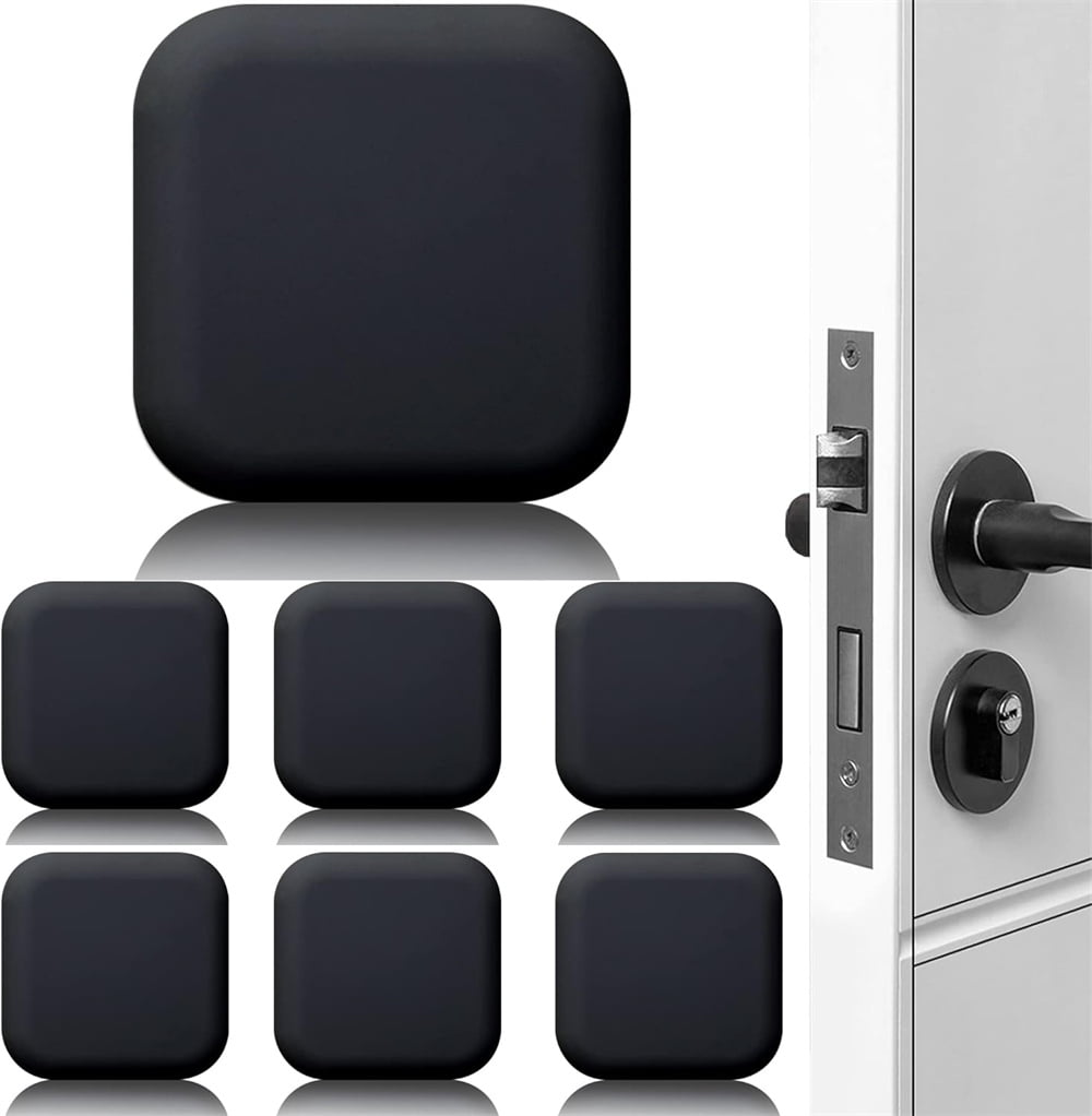 Duslogis 6 Pack Door Stoppers Wall Protector Buffer Guard Doorknob Door ...