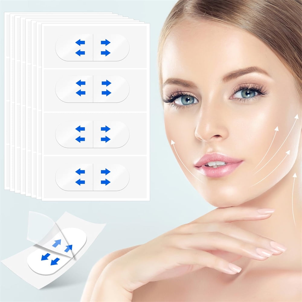 Duslogis 60 Pcs Face Tape Lifting Invisible, Facel Lift Tape For Face ...