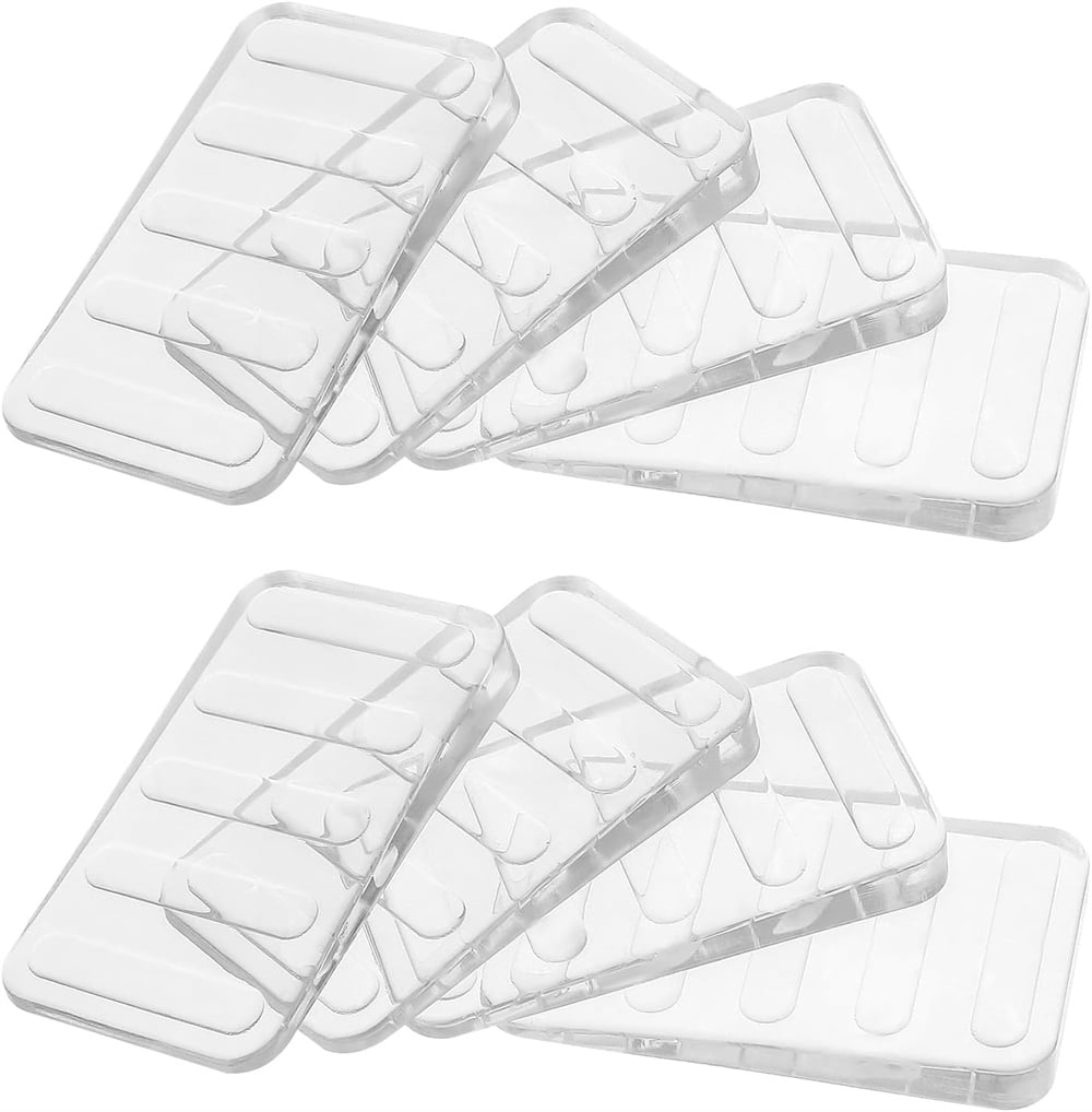 Duslogis 8Pcs Plastic Shims Wedge Clear Toilet Shim Table Levelers ...