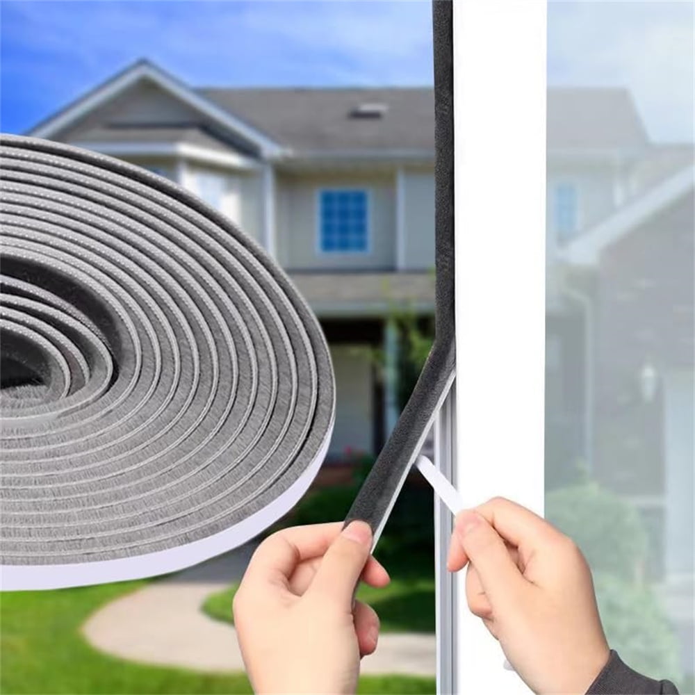 Duslogis Brush Weather Stripping for Sliding Windows/Doors Frame Side ...