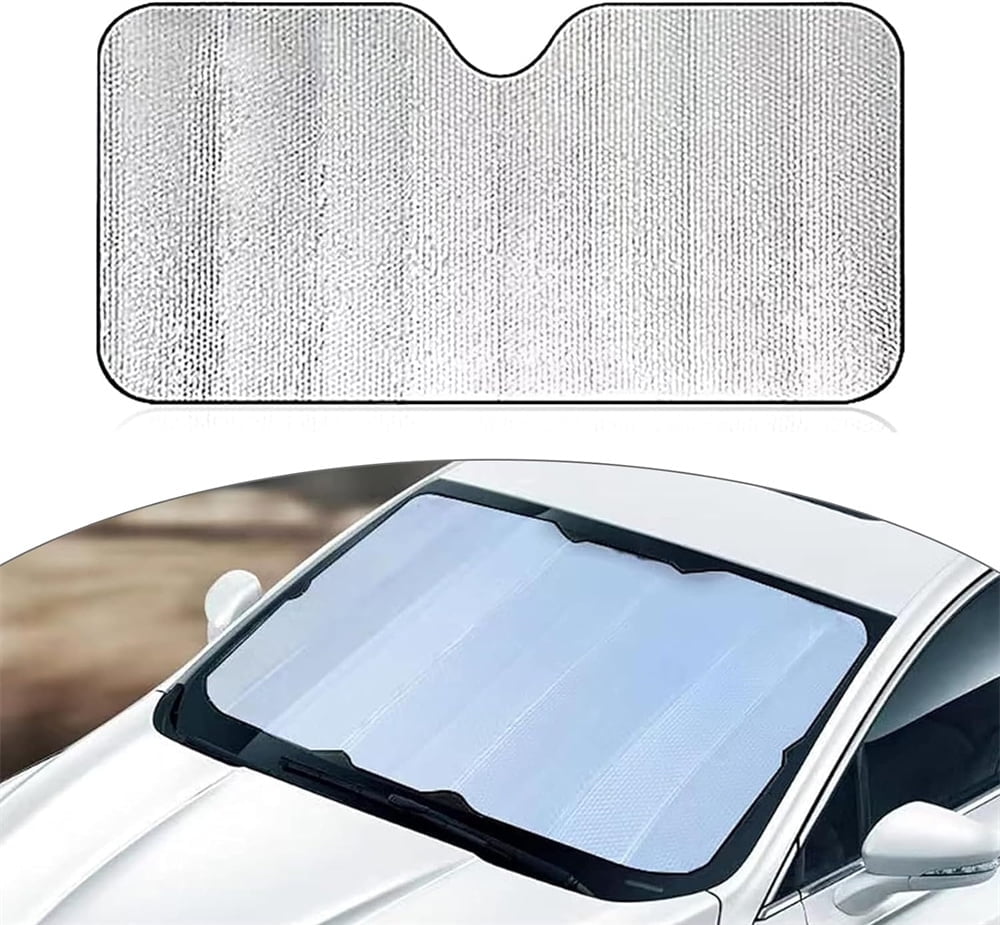 Duslogis Car WindSun Shade, 51" x 23.6" Foldable Front Window Shade ...