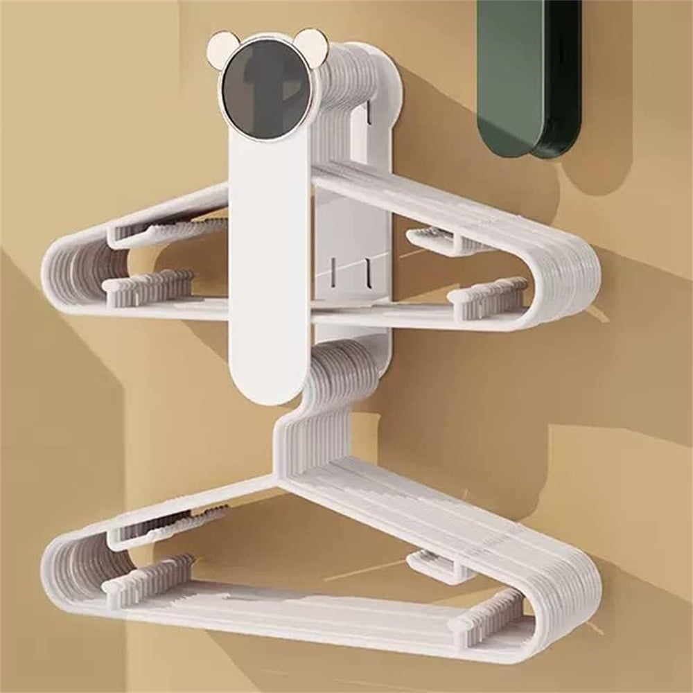 Duslogis Clothes Hanger Stacker Rack, Waterproof Wall Clothes Hangers ...