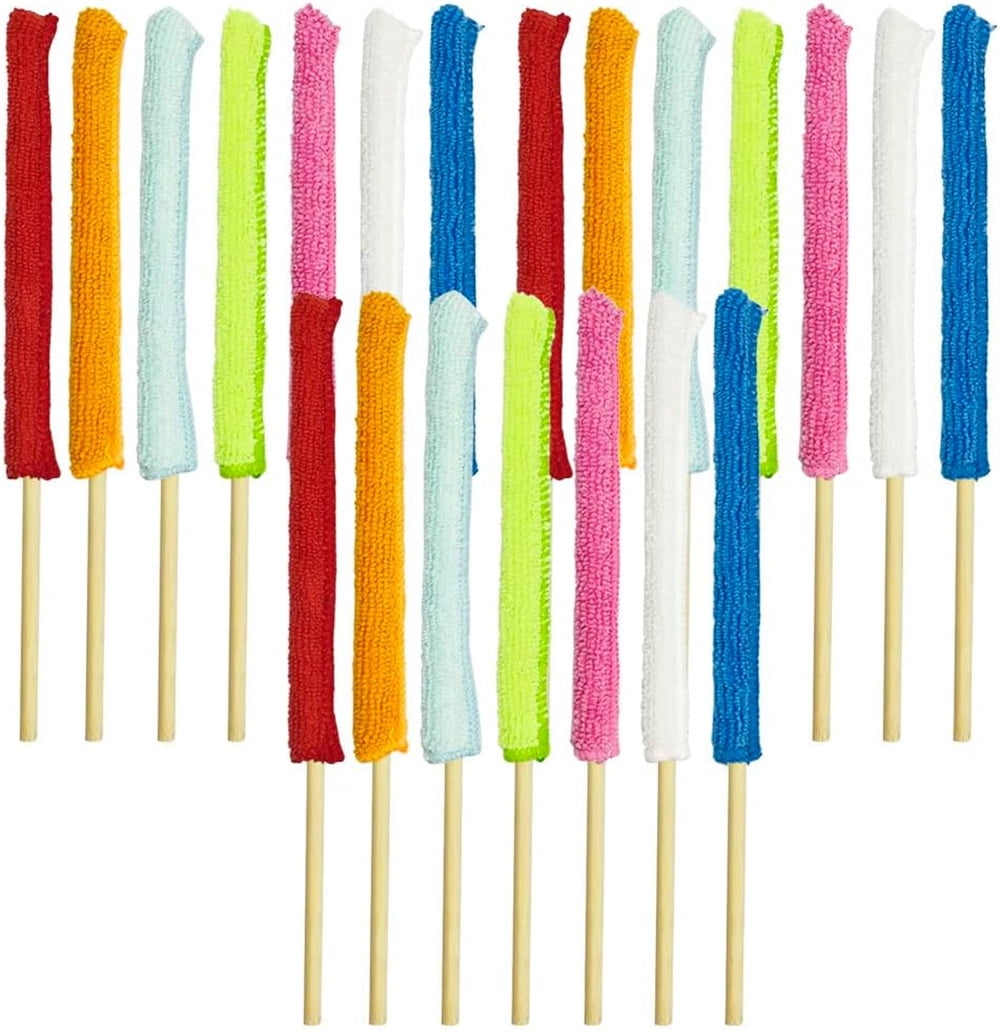 Duslogis Detail Duster Sticks, Mini Detail Dusters, 24 Pcs Microfiber ...